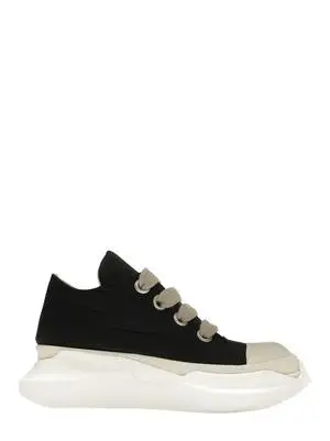 Rick Owens Porterville Jumbo Laced Abstract Sneakers - Black/pearl/milk