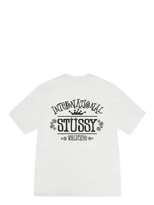 StÜssy Worldwide Pigment Dyed Tee Shirt - Natural