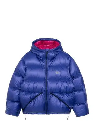 StÜssy Down Micro Ripstop Parka - Blue