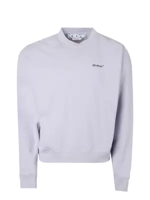 Off-White Caravaggio Arrow Over Crewneck 'dusty Lilac/black - Purple