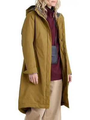 SEASALT CORNWALL Janelle Waterproof Coat - Oak Leaf Yellow