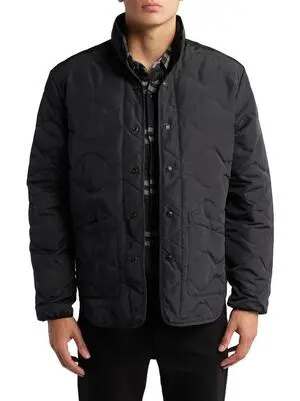 SCHOTT Wrinkle Resistant Down Military Jacket - Black