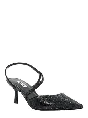 Dune London Slingback Pointed Toe Pumps - Black