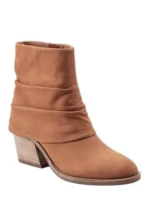 EARTH® Savvy Ruched Bootie - Brown