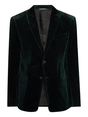 Emporio Armani Velvet Sport Coat - Green