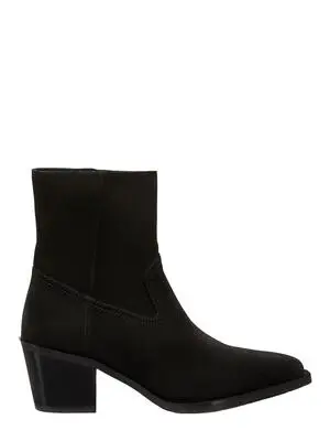 STUART WEITZMAN Tate Suede Booties - Black