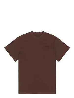 FTP Embossed Logo Tee Shirt - Brown