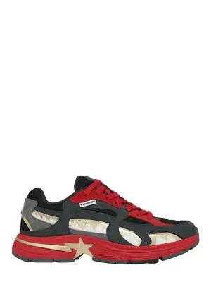 BAPE Bape Shark Sta Sneakers Grey/black/red