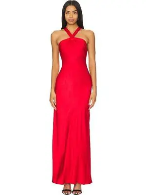 Rixo Losanna Dress Red