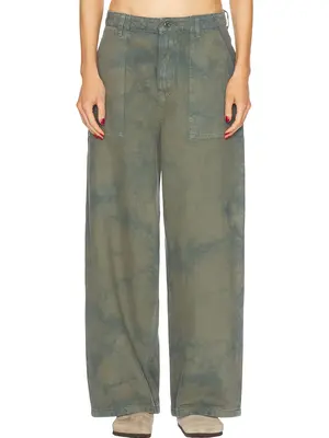 GRLFRND Lucie Slouchy Jeans - Eucalyptus