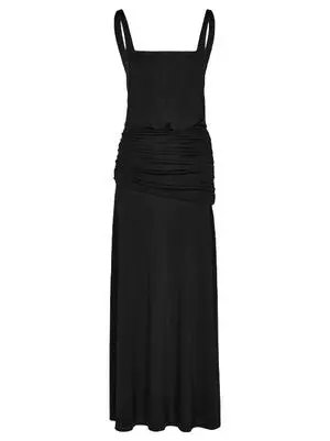 JOHANNA ORTIZ Plant Of Joy Ruched Jersey Maxi Dress