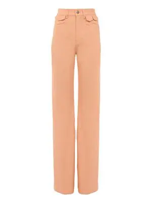 Chloé Rigid High-rise Flared Jeans - Orange