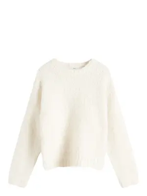 DUNST Cloud Boucle Sweater - Ivory