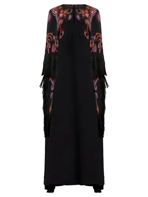 Etro Printed Silk Dress - Black