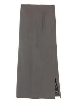 Wardrobe.NYC Column Maxi Skirt - Grey