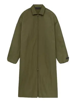 Fear Of God Essentials Textured Nylon Trench - Military