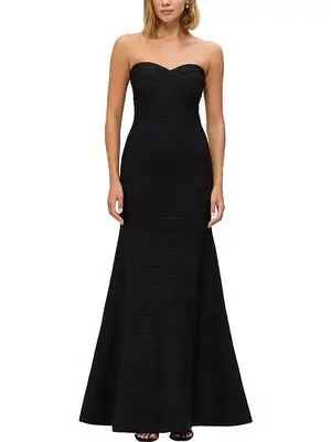 Herve Leger The Sara Gown - Black