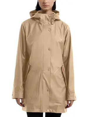Hunter Acacia Rubberized Rain Jacket - British Tan
