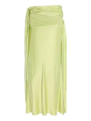 CHRISTOPHER ESBER Knotted Silk Maxi Skirt