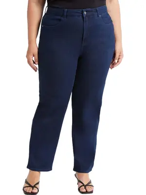 UNIVERSAL STANDARD Universal Standard Ella Straight Leg Jeans
