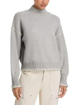 EN SAISON Merrill Whip Stitch Sweater - Gray