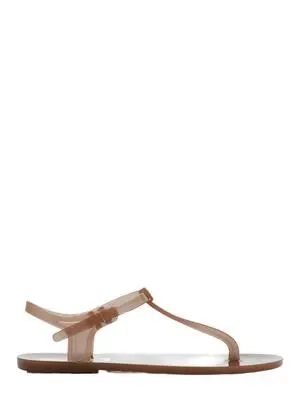 Christopher Esber Billi T-bar Pvc Sandals - Brown