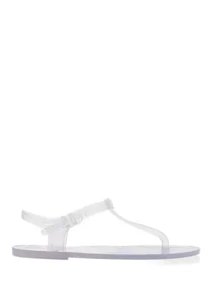 Christopher Esber Billi T-Bar PVC Sandals Clear