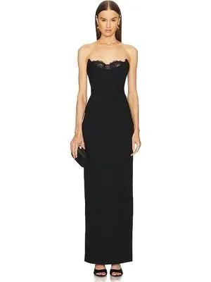 MICHAEL COSTELLO X Revolve Louisa Gown - Black