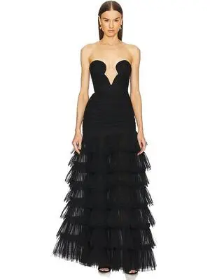 MICHAEL COSTELLO X Revolve Elizabeth Gown - Black
