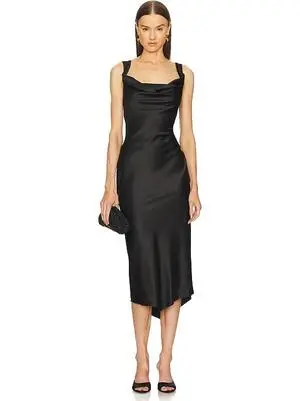 MICHAEL COSTELLO X Kylen Midi Dress Black