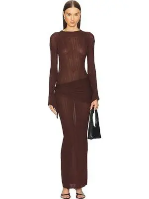 AYA MUSE Steren Dress - Chocolate