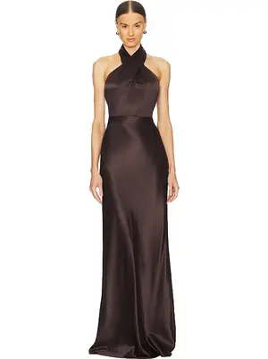 Veronica Beard Alberta Dress - Dark Chocolate
