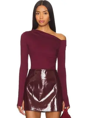 NIA Cleo Top - Oxblood