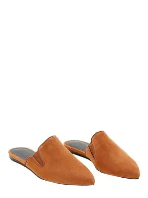 Jenni Kayne Suede Mules - Saddle
