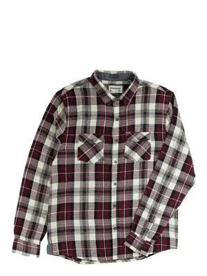Sovereign Code Redwood Button Down Shirt - Dk Red/ Luke Plaid