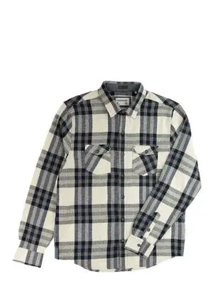 Sovereign Code Redwood Button Down Shirt - Cream/ Dylan Plaid