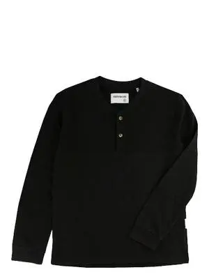 Sovereign Code Constant Knit Henley - Black