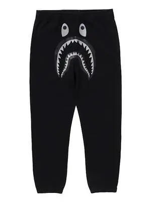 A BATHING APE Shark Sweatpants - Black