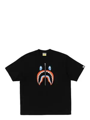 A BATHING APE Shark Indonesia Tee Shirt - Black