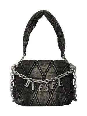 DIESEL Quilted Handbag With Chain Strap