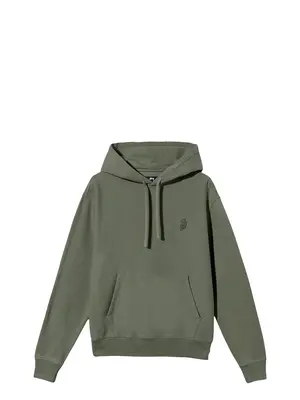 StÜssy Swirl Appliqué Hoodie - Green