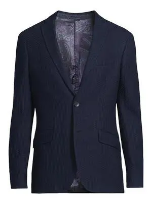 Etro Roma Cotton Jacket Navy