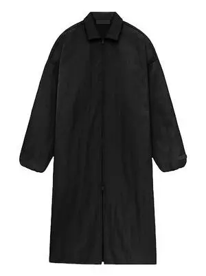 Fear Of God Essentials Textured Nylon Trench - Black