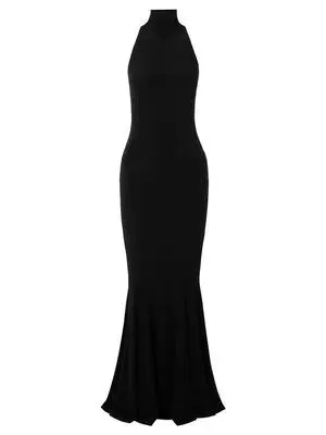 NORMA KAMALI Norma Kamali Stretch-jersey Halterneck Gown