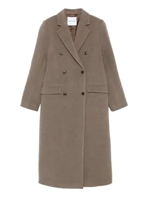 SAMSOE SAMSOE Falcon Long Coat - Brown