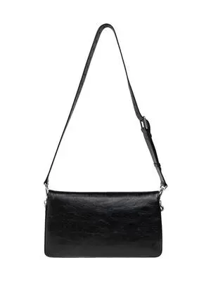 Balenciaga Bb Soft Flap Shoulder Bag - Black
