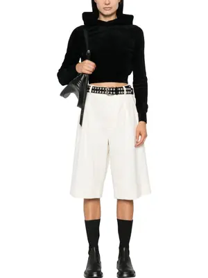 ALEXANDER WANG Alexander Wang Cropped Hoodie
