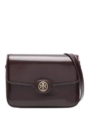 Tory Burch Tory Burch Crosshatched Shoulder Bag Red