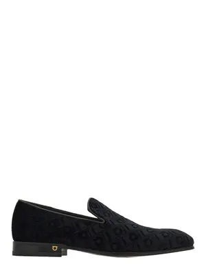 FERRAGAMO Velvet Loafers - Black
