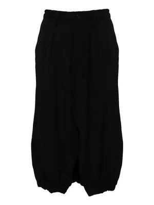 Yohji Yamamoto Wool Trousers - Black